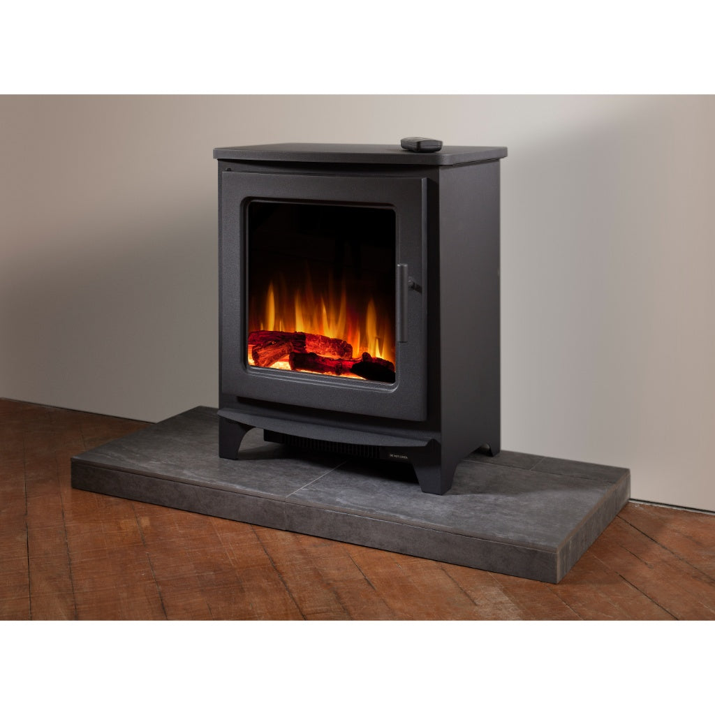 Flametek Milan Electric Stove – Realistic Log Effect & LED Flames | OER ...