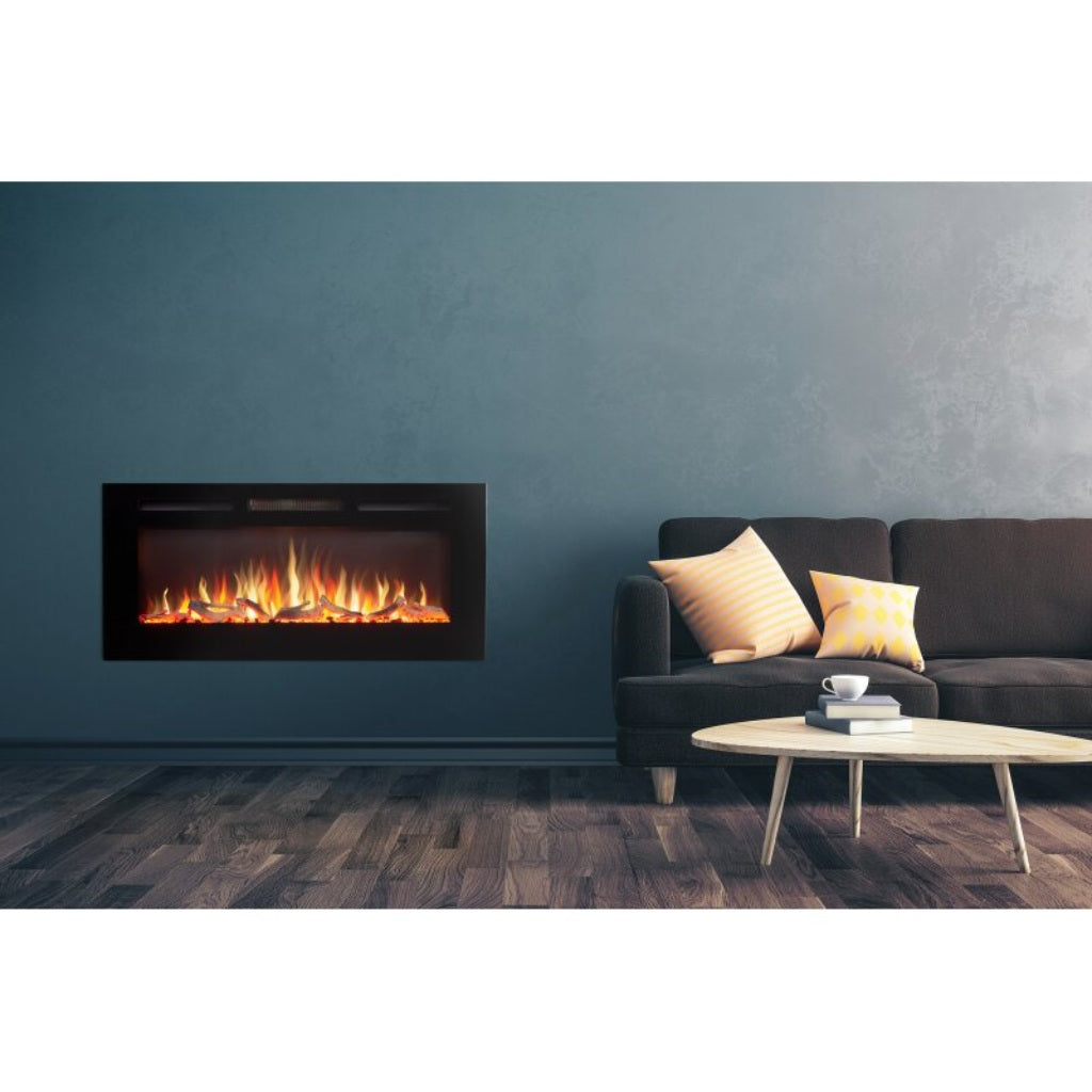 Orlando 42 Inch Media Wall Electric Fire Inset