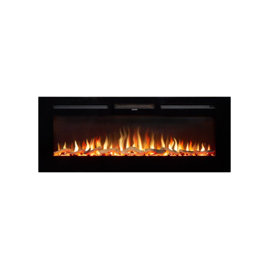 Orlando 50 Inch Media Wall Electric Fire Inset