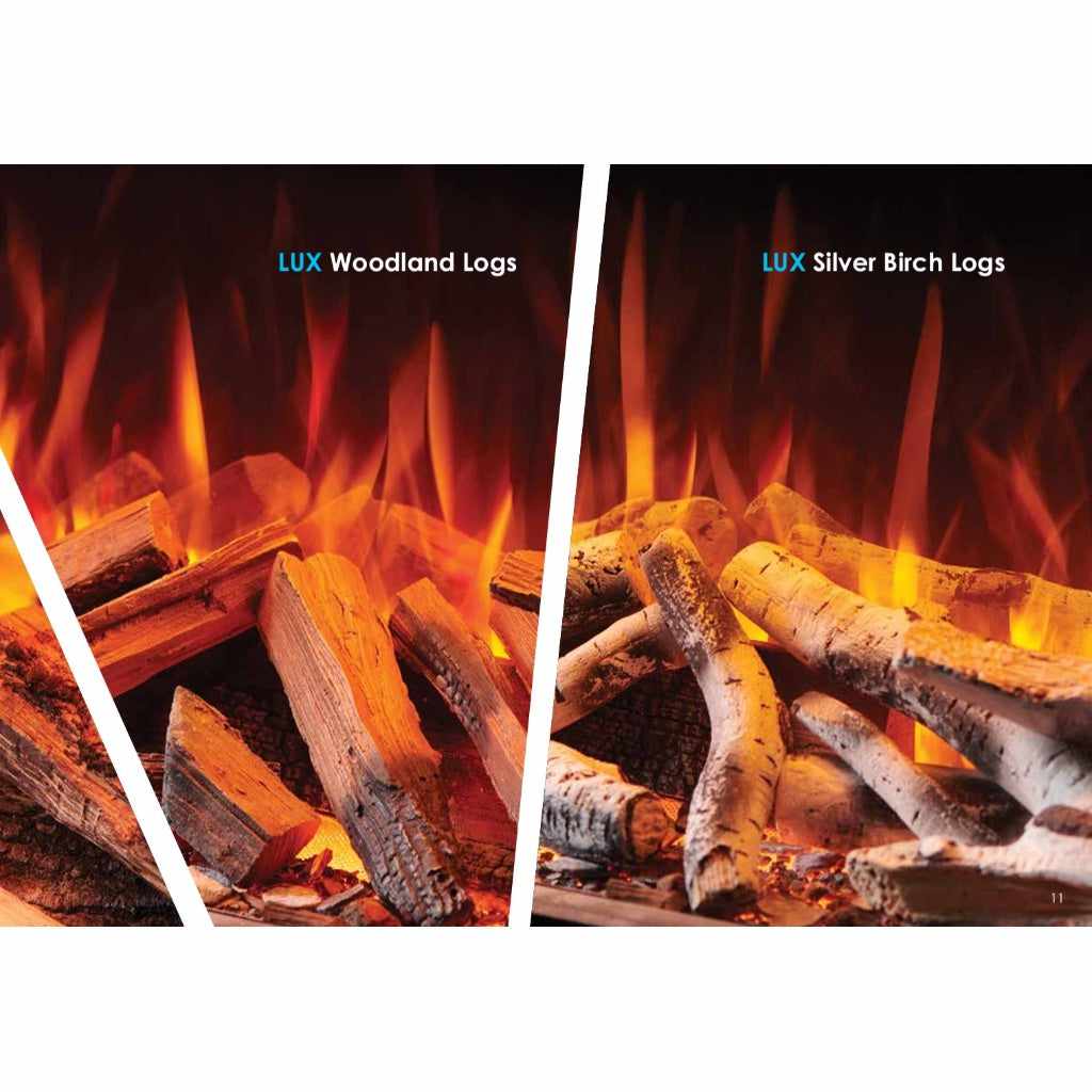 Solution Fires LUX 100 Media Wall Electric Fire | 1/2/3-Sided 1000mm ...