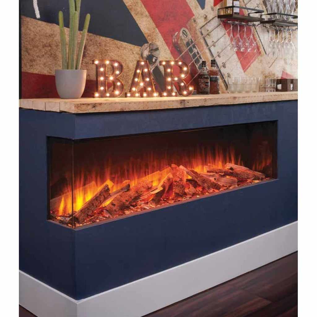 Solution Fires LUX 150 Media Wall Electric Fire | 1500mm Wide Ultra-Realistic LED Fireplace