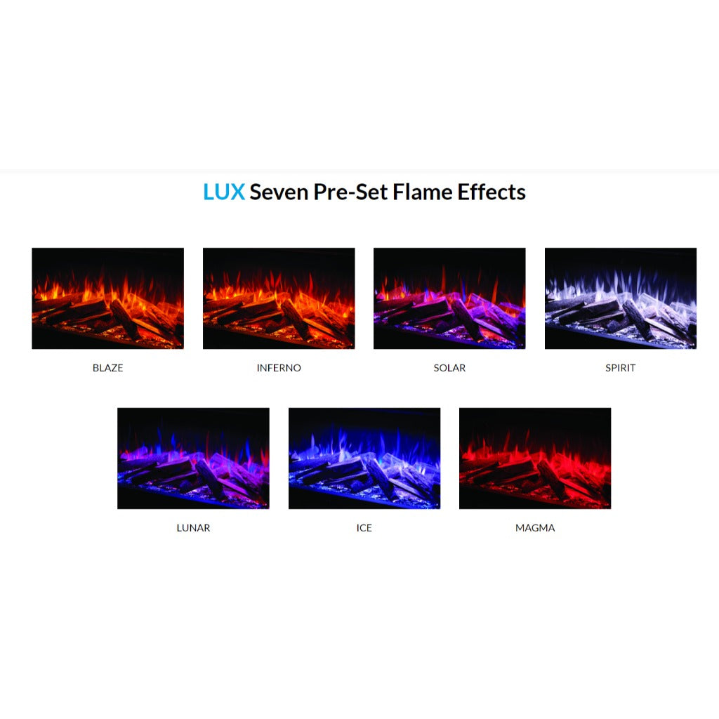 Solution Fires LUX 175 Media Wall Electric Fire | 1750mm Ultra-Wide Panoramic Electric Fireplace