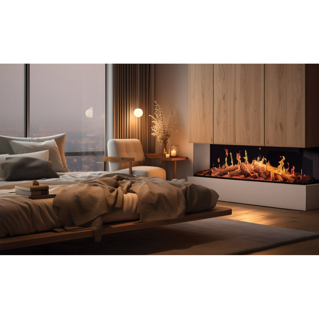Solution Fires TrueFlame 150 3DX Panoramic Electric Fire - 1/2/3 Sided ...