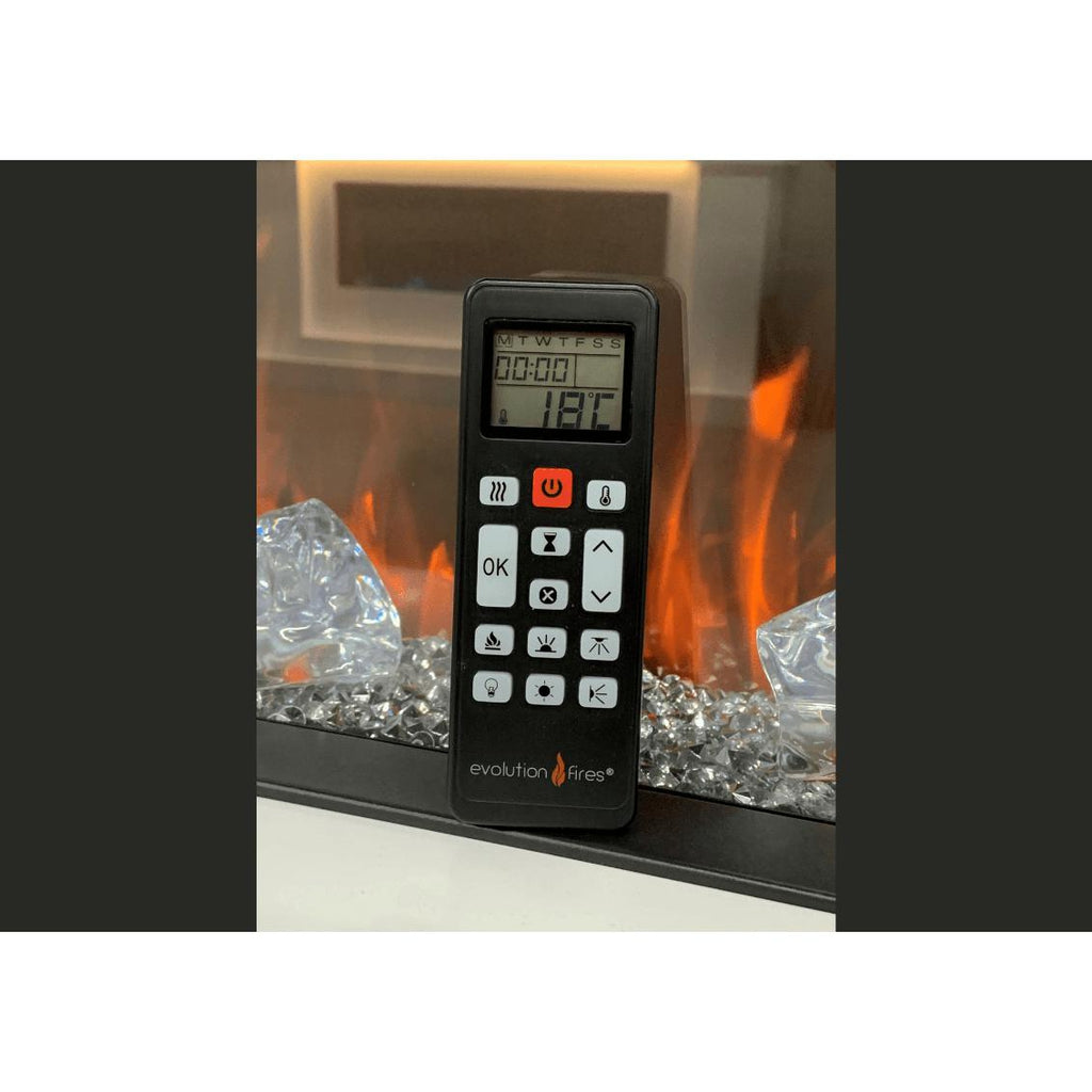 Spectrum Series 72 Inch 3 Sided Panoramic HD+ Media Wall Electric Fire ...