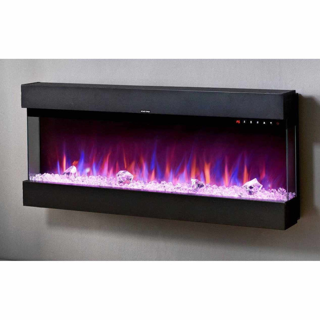 Spectrum Series 82 Inch 3 Sided Panoramic HD+Media Wall Electric Fire ...