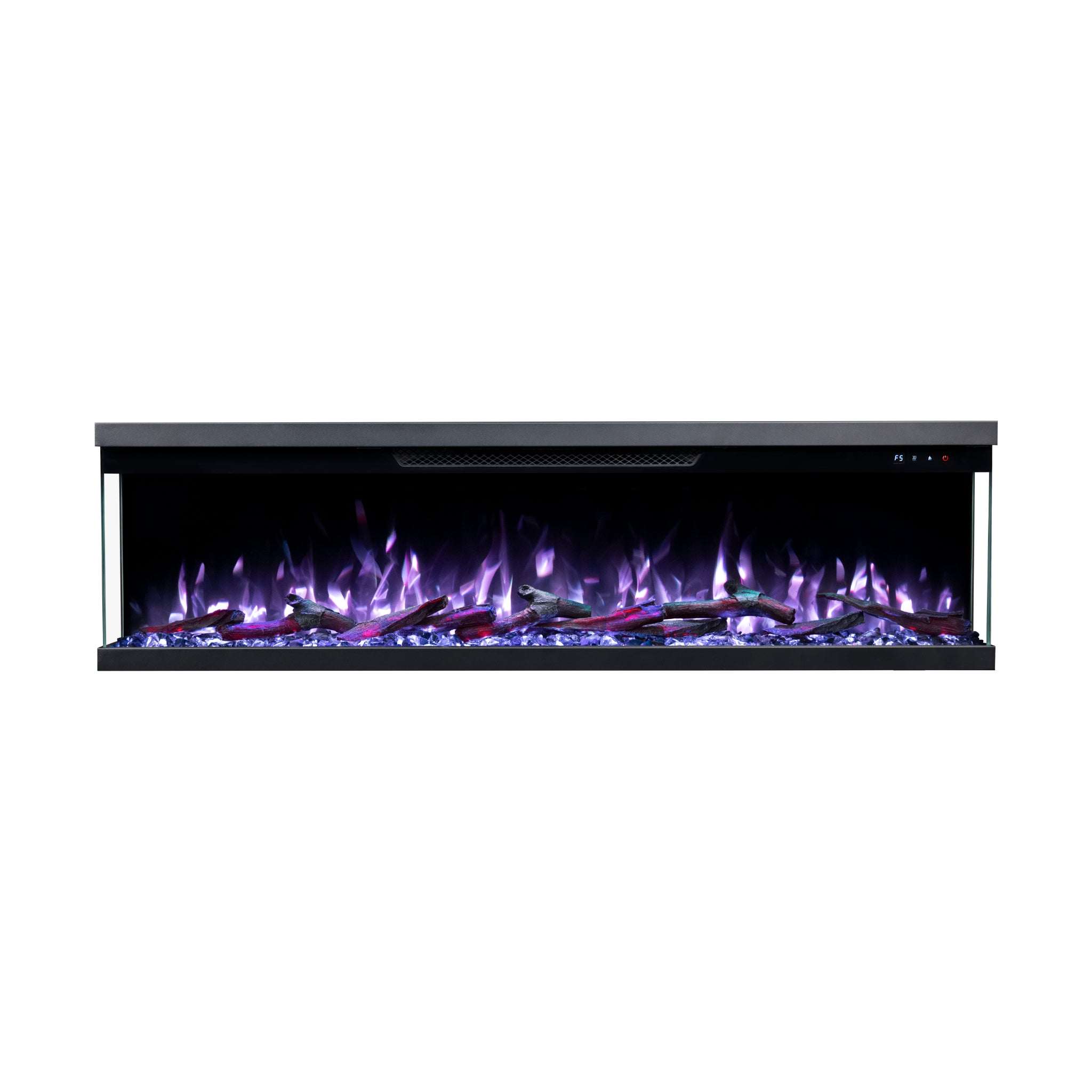 Luxion Panoramic Electric Fireplace– 1/2/3 Sided Media Wall Electric ...