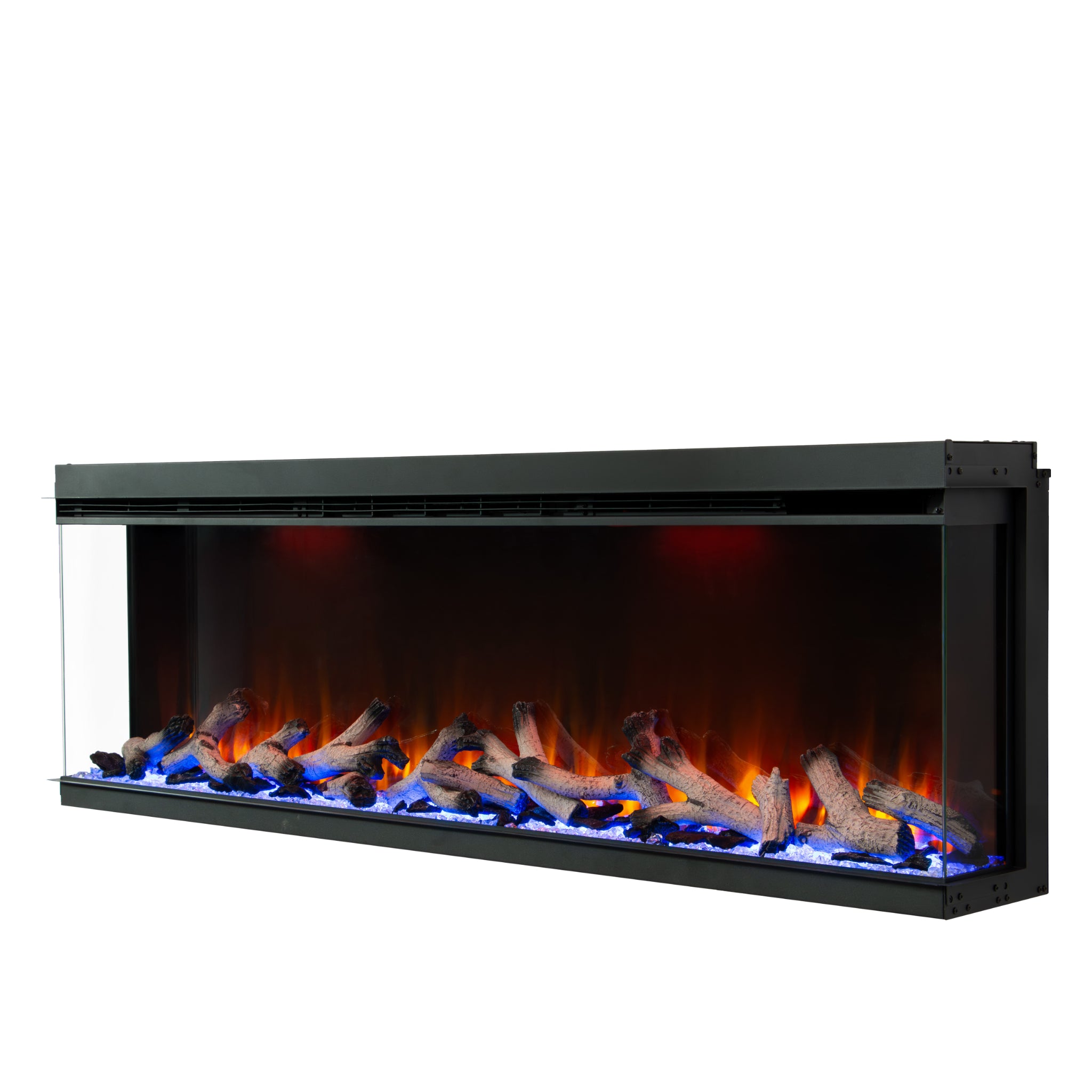 Panoramic Smart WiFi Media Wall Fire – 1/2/3 Sided Electric Fireplace ...