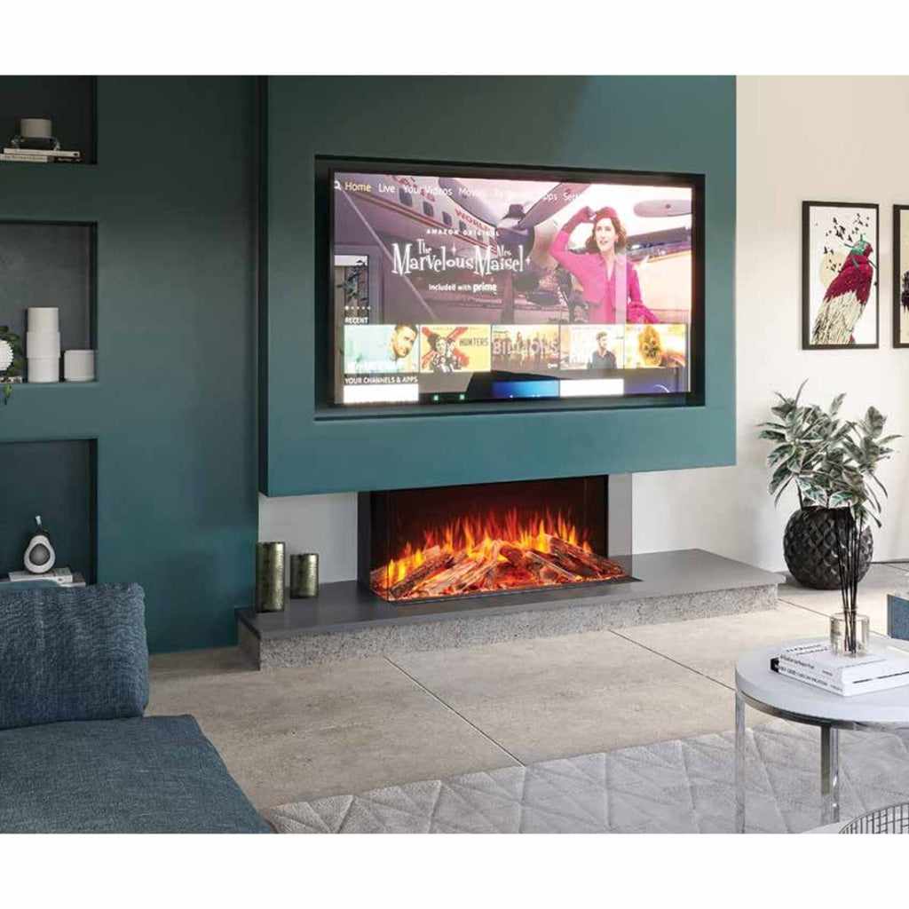 Solution Fires LUX 125 Media Wall Electric Fire – 1250mm Panoramic ...