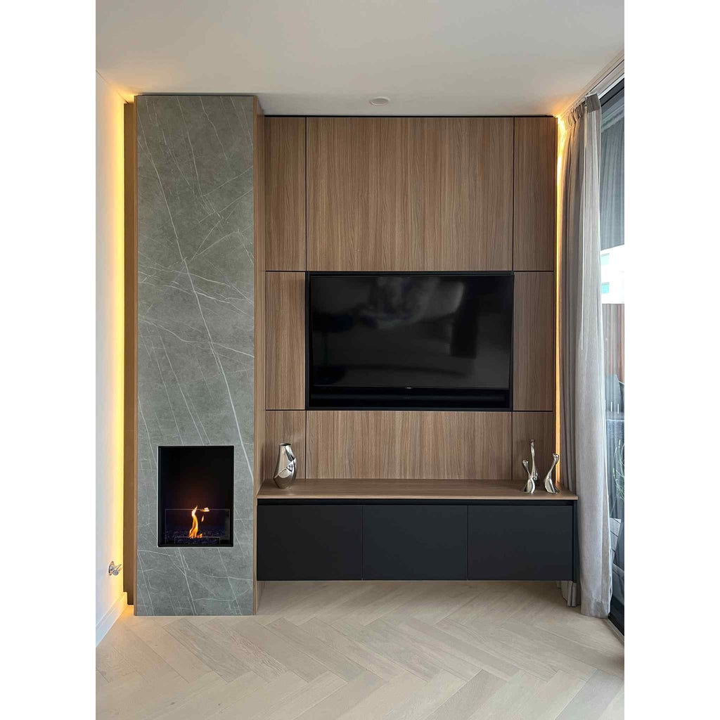 EcoSmart Fire Flex 18 Bioethanol Fireplace Insert - Single Room