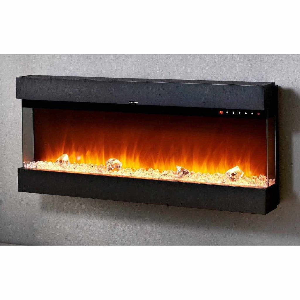 Spectrum Series 82 Inch 3 Sided Panoramic HD+Media Wall Electric Fire ...