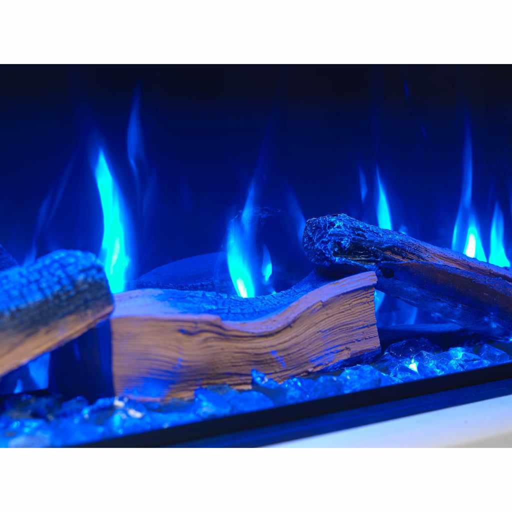 Vision Futura 72 Inch 3 Sided Panoramic HD+Media Wall Electric Fire ...